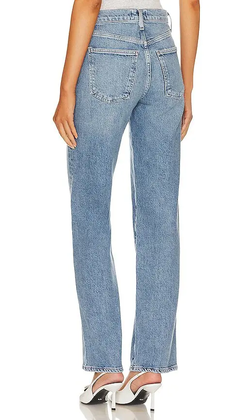 AGOLDE Harper Mid Rise Relaxed Straight Jeans