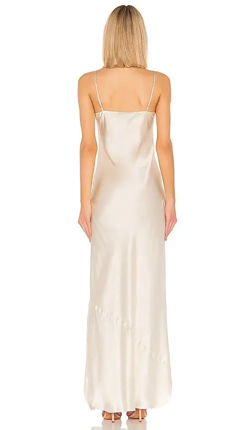 NILI LOTAN Cami Gown - Cream