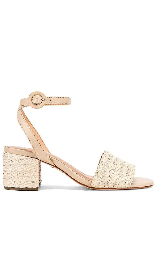 Raye Nava Woven Raffia Block Heel Sandals