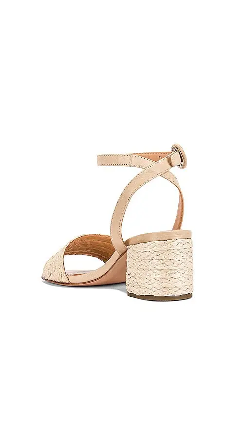 Raye Nava Woven Raffia Block Heel Sandals