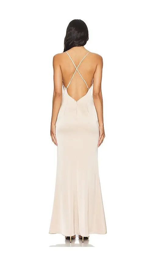 Katie May Tara Gown - Tan