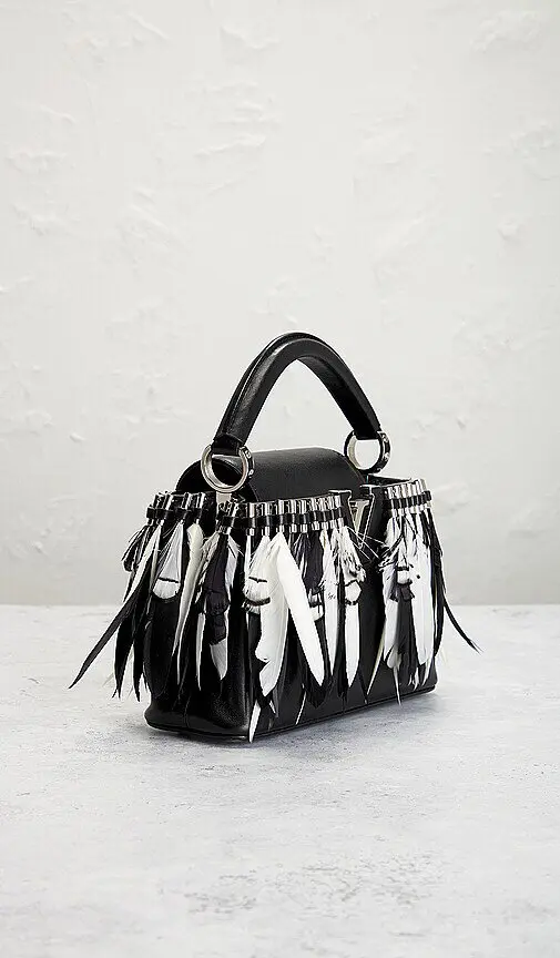 FWRD RENEW Louis Vuitton Feather Capucines Bb Handbag