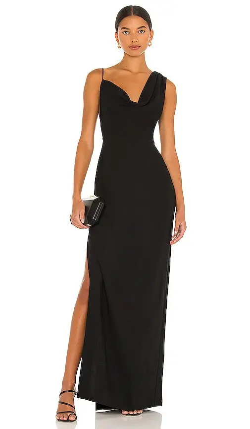 Amanda Uprichard X Revolve Arial Gown - Black