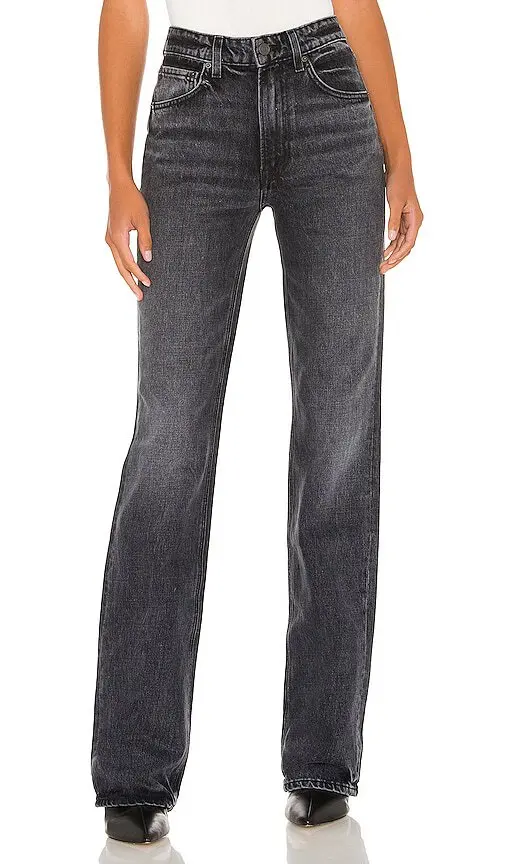 GRLFRND Melanie High Rise Boot Cut Jeans - Grey
