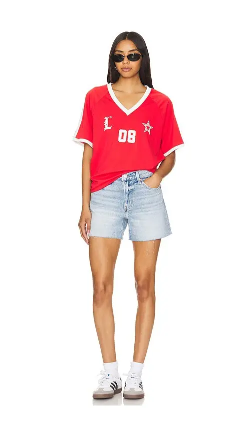 PISTOLA Kennedy Shorts In Light Wash Denim