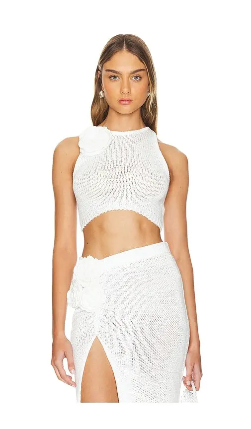 LOVERS AND FRIENDS Joya Rosette Top