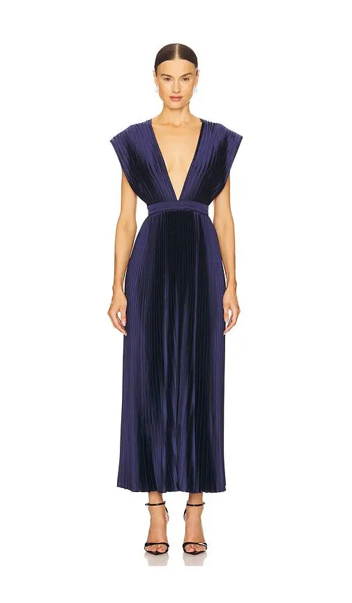 L'IDEE L'idée Gala Gown - Navy