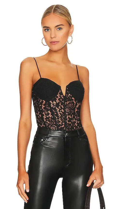 Cami Nyc Anne Corded Lace Bodysuit
