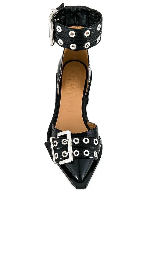 GANNI Chunky Buckle Pump