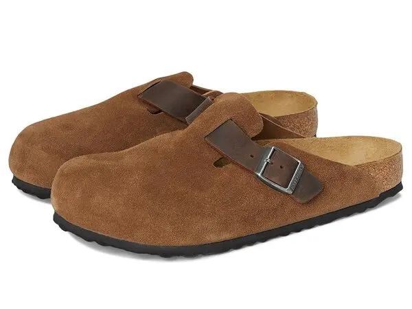 BIRKENSTOCK Boston Clogs - Brown