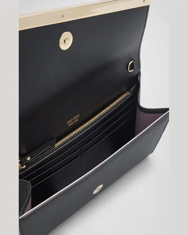 JIMMY CHOO Emmie Flap Clutch