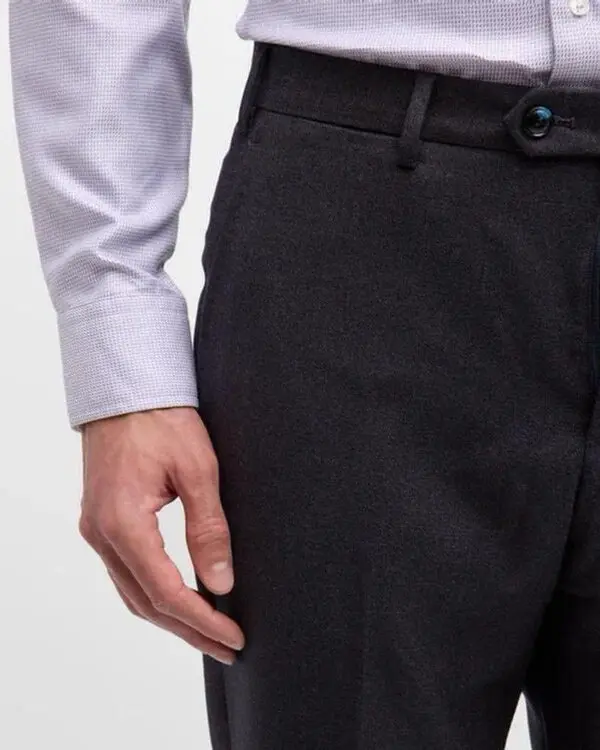 Giorgio Armani Apos;s Micro-textured Wool Classic Fit Suit