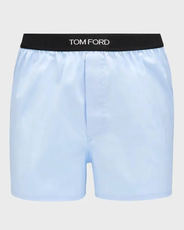 TOM FORD Apos;s Cotton Poplin Stretch Boxer Shorts