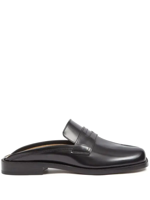 MAISON MARGIELA Tabi City Loafer Mules - Black