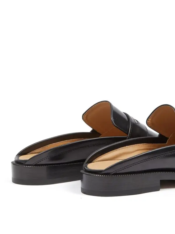 MAISON MARGIELA Tabi City Loafer Mules - Black