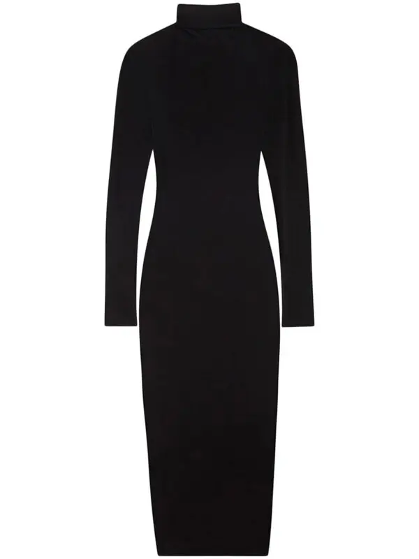 Isabel Marant Étoile Vanessa Roll-neck Midi Dress - Black