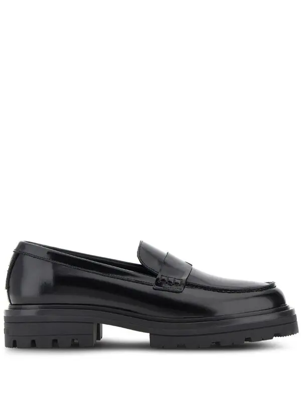 Hogan Slip-on Loafers - Black