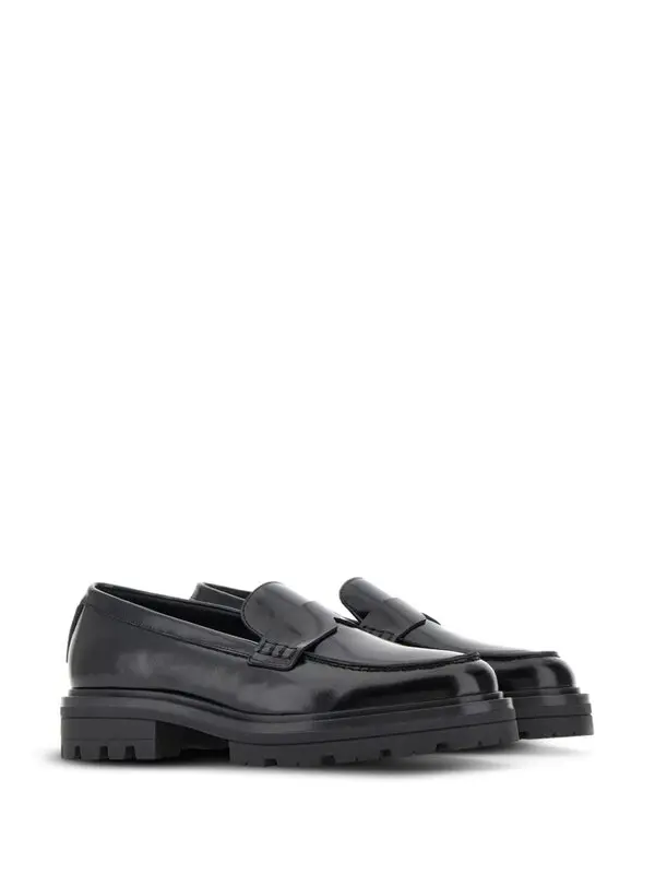 Hogan Slip-on Loafers - Black