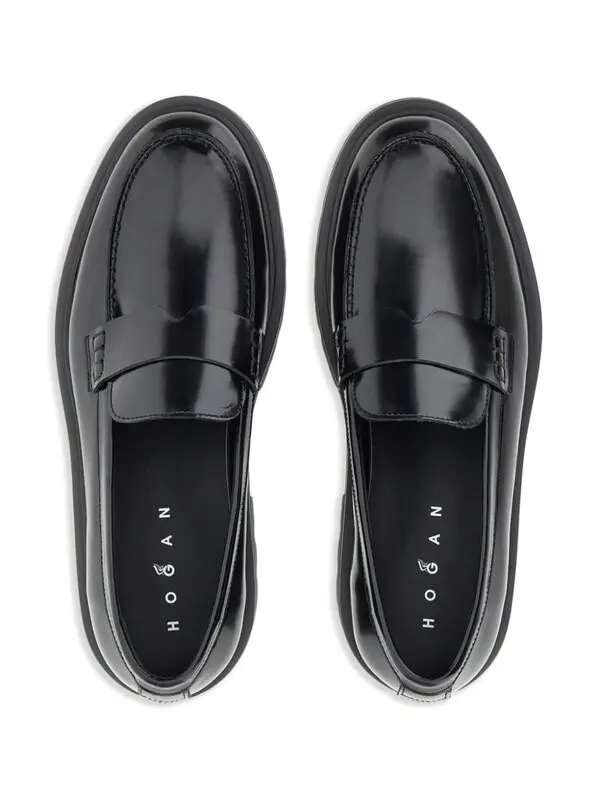 Hogan Slip-on Loafers - Black