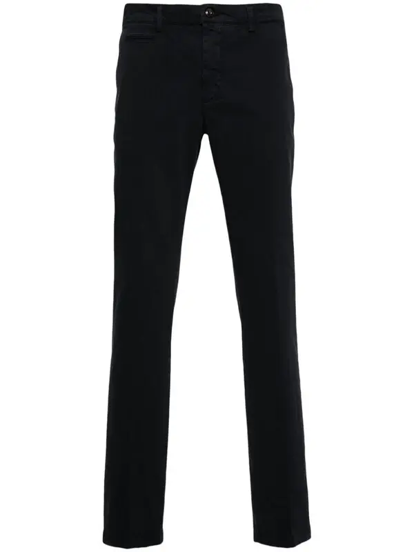 BRIGLIA 1949 Slim-cut Chino Trousers - Blue