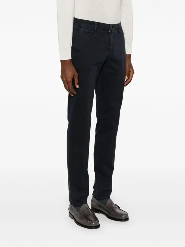 BRIGLIA 1949 Slim-cut Chino Trousers - Blue