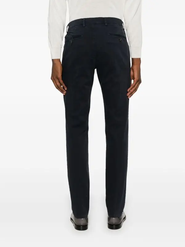 BRIGLIA 1949 Slim-cut Chino Trousers - Blue