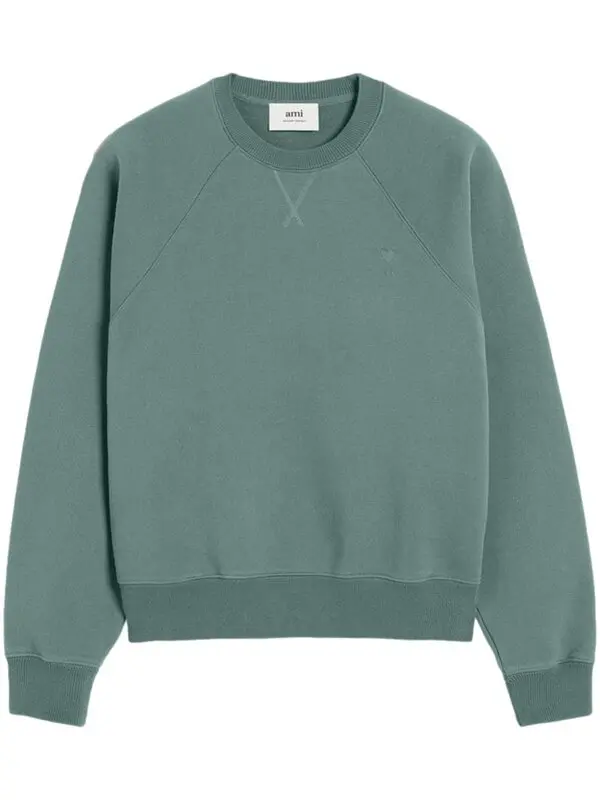 AMI Paris De Coeur Sweatshirt - Green