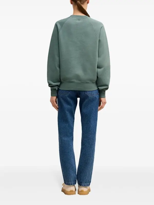 AMI Paris De Coeur Sweatshirt - Green