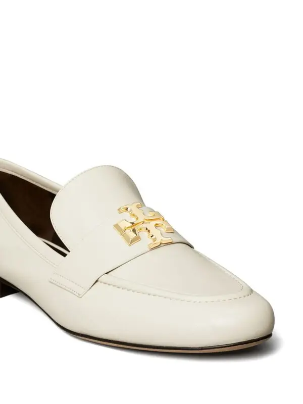 Tory Burch Eleanor Loafers With Sculptural Hardware - Neutrals