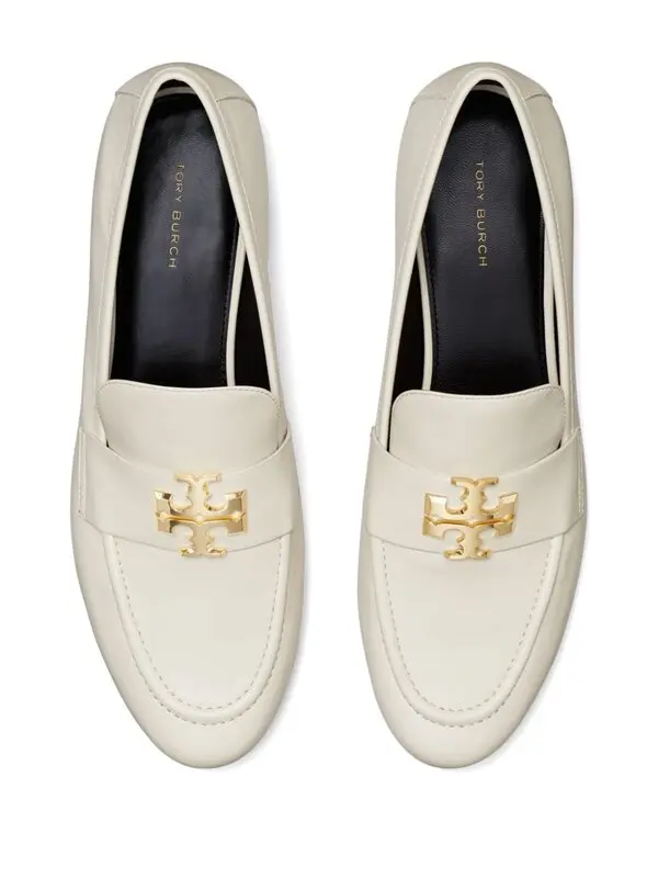 Tory Burch Eleanor Loafers With Sculptural Hardware - Neutrals