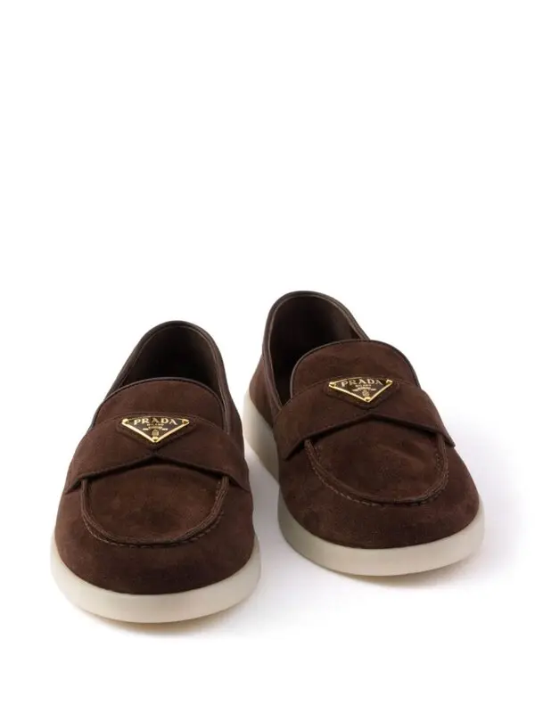 Prada Suede Loafers