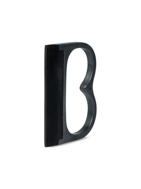 PARTS OF FOUR Plate Double Pyroid Ring - Black