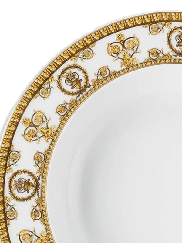 Versace I Love Baroque Porcelain Plate - White
