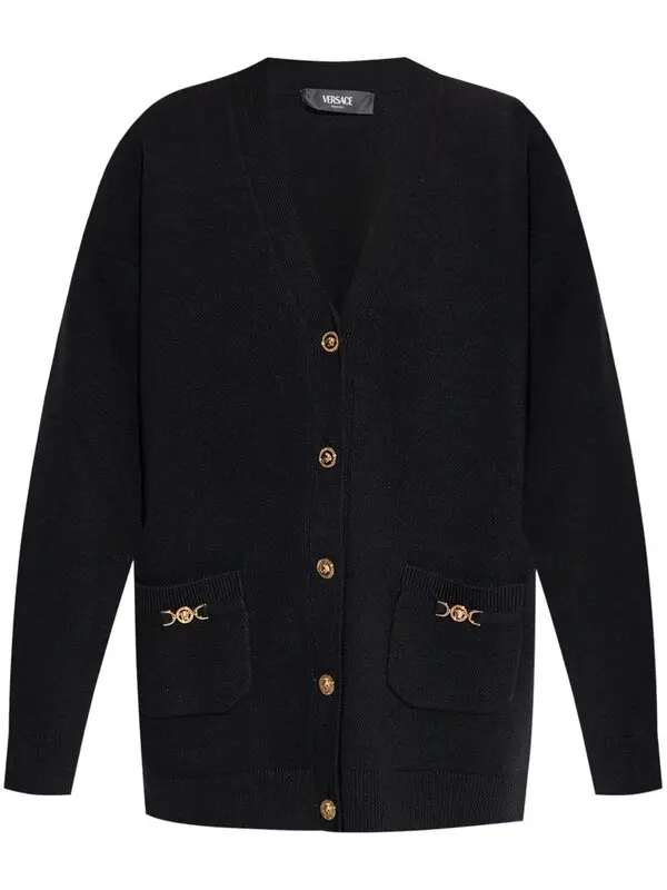 Versace Medusa-button Cardigan