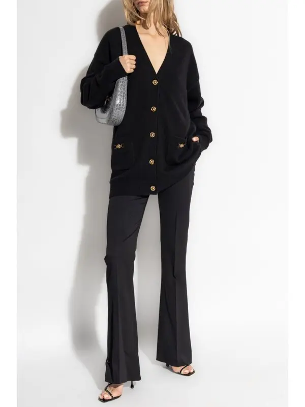 Versace Medusa-button Cardigan
