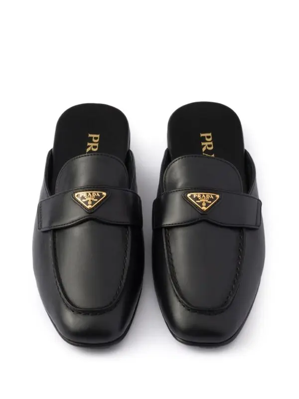 Prada Leather Mules