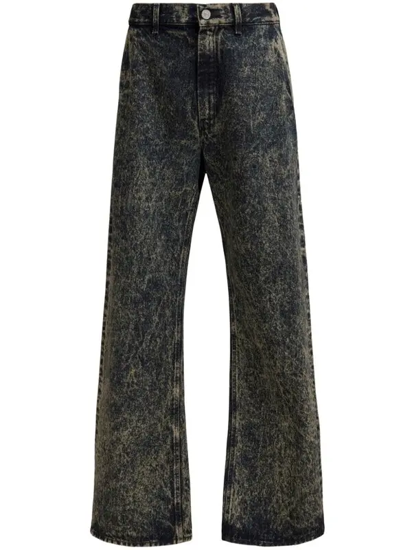 Marni Distressed-effect Wide-leg Jeans