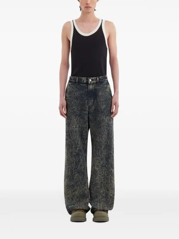 Marni Distressed-effect Wide-leg Jeans
