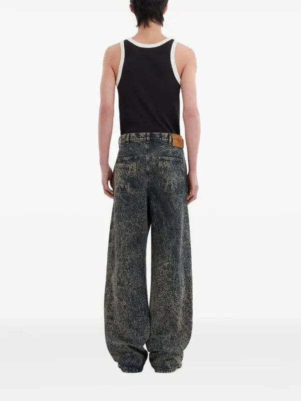 Marni Distressed-effect Wide-leg Jeans