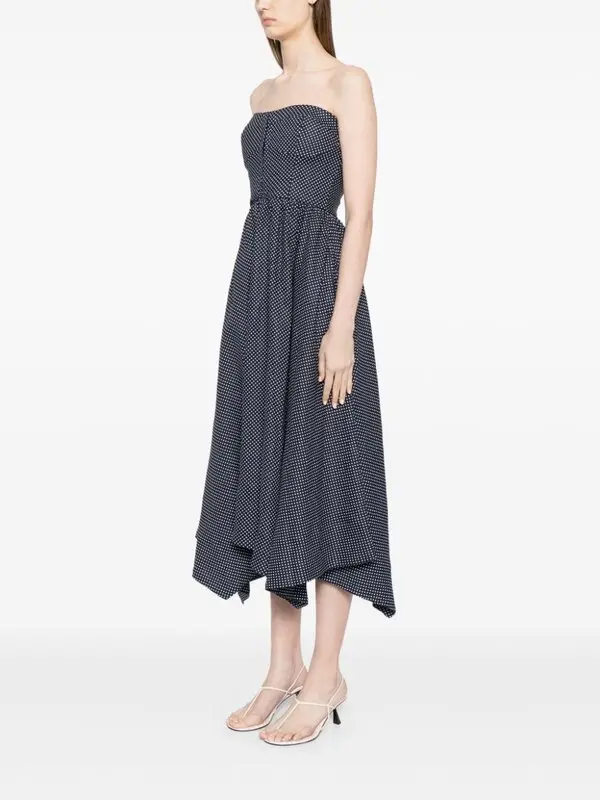 french connection birdie linen blend square neck dress Birdie Linen Shoulder Tie Dress – Hemline Rice Village main image 1