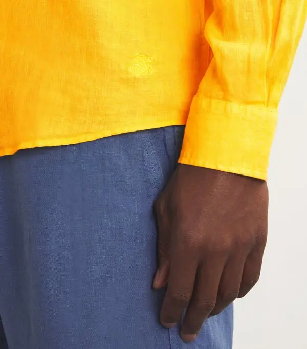 Vilebrequin Linen Caroubis Shirt - Yellow