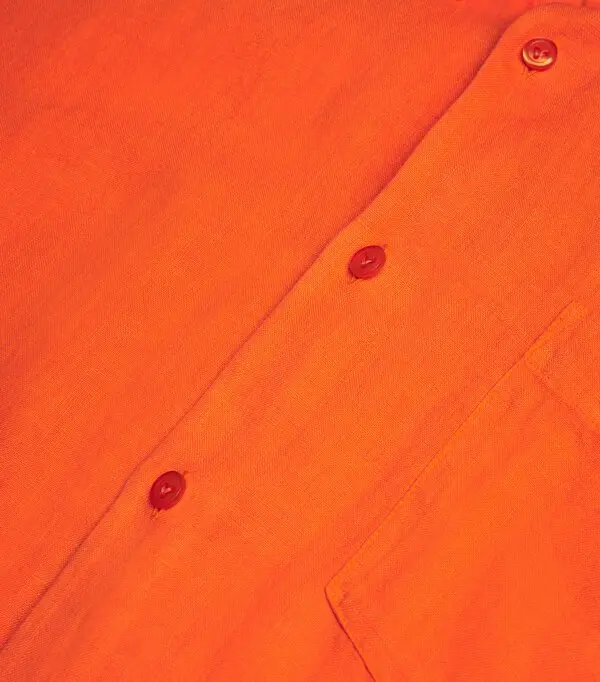 Vilebrequin Linen Caroubis Shirt - Orange