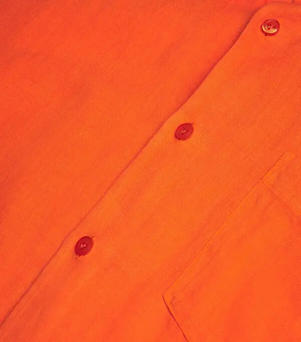 Vilebrequin Linen Caroubis Shirt - Orange
