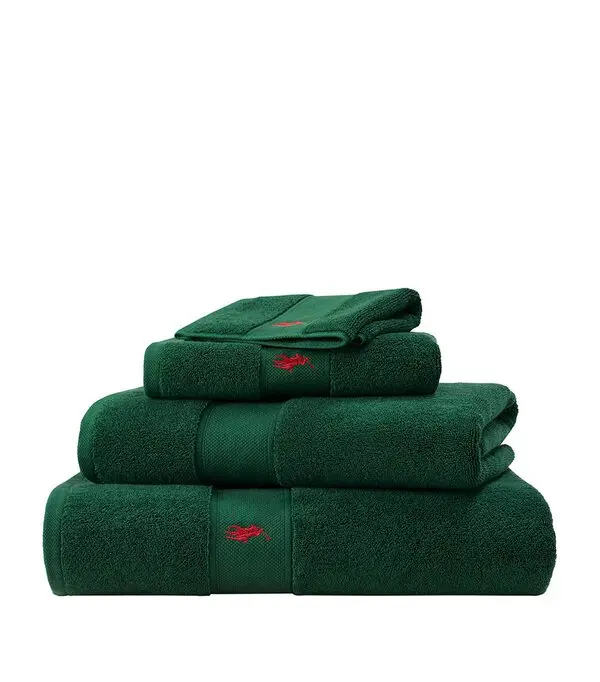 Ralph Lauren Polo Player Hand Towel - Green