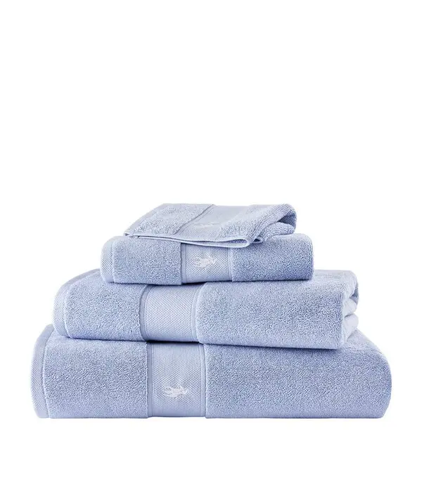 Ralph Lauren Polo Player Bath Sheet - Blue