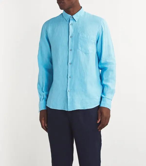 Vilebrequin Linen Caroubis Shirt - Blue