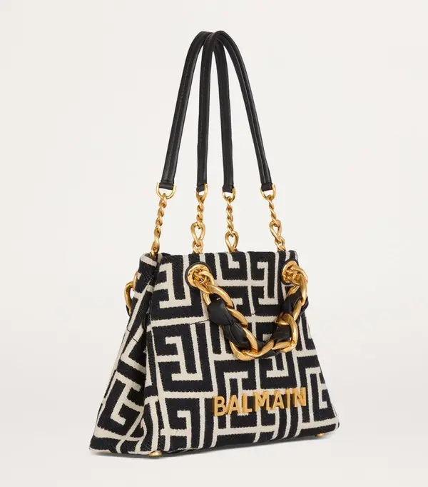 Balmain Small Pb Labyrinth Tote Bag