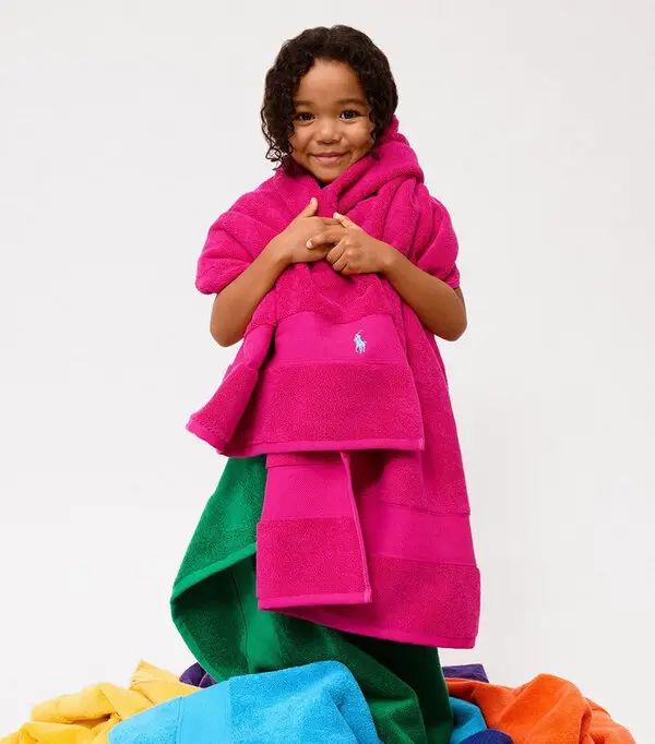 Ralph Lauren Polo Player Bath Towel - Pink