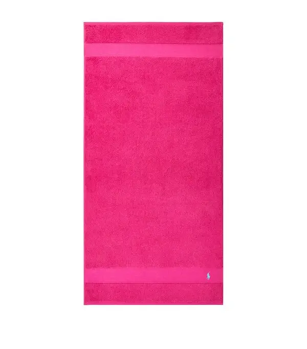 Ralph Lauren Polo Player Bath Towel - Pink