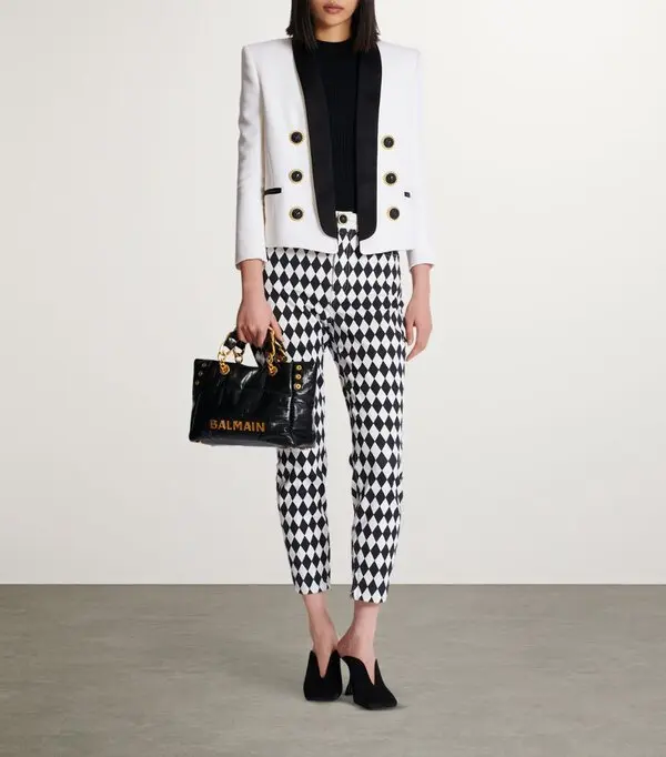 Balmain Small Pb Labyrinth 1945 Tote Bag